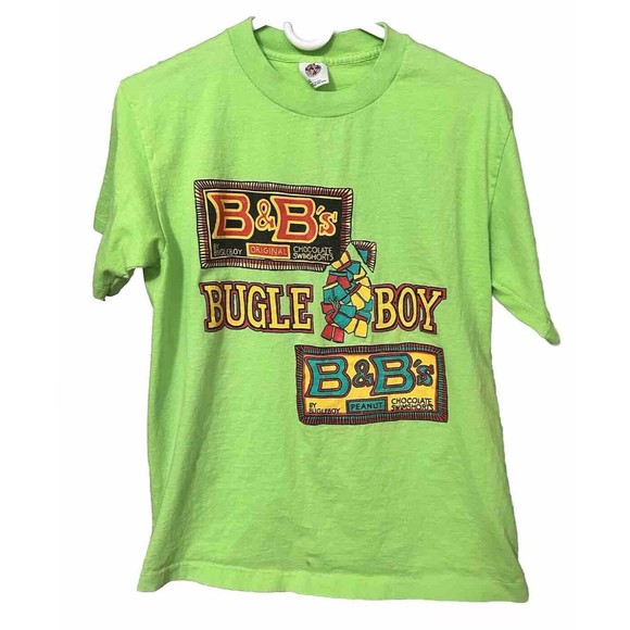X-Large | Shirts & Tops | Vintage Bugle Boys Neon Green T Shirt Xlarge ...